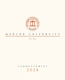 Commencement Program | Mercer University