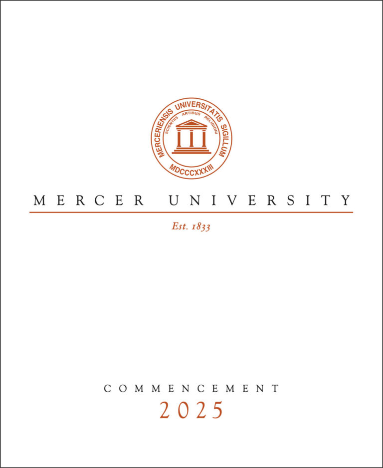 Commencement Program | Mercer University